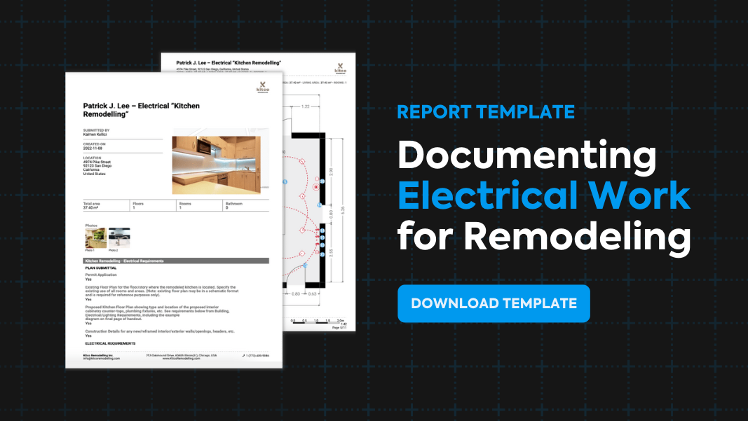 Kitchen Electrical Remodel Report PDF Template (Free Download)