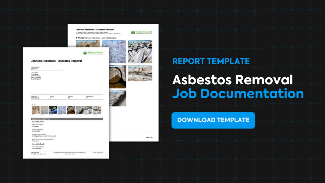 Asbestos Removal Job Inspection Report [Download Template]