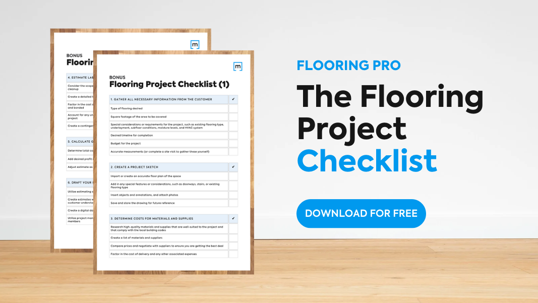 The Flooring Project Checklist for Flooring Professionals (Download)